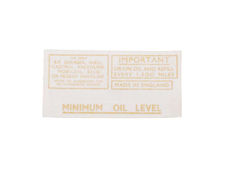 Triumph Oil Tank Decals – Britcycle Parts Company